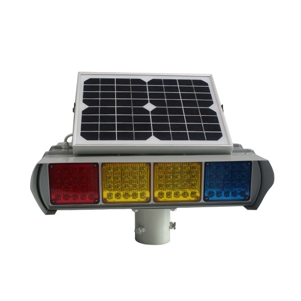Solar Flashing Warning Light