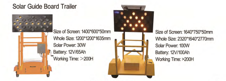 Solar Arrow Board Trailer